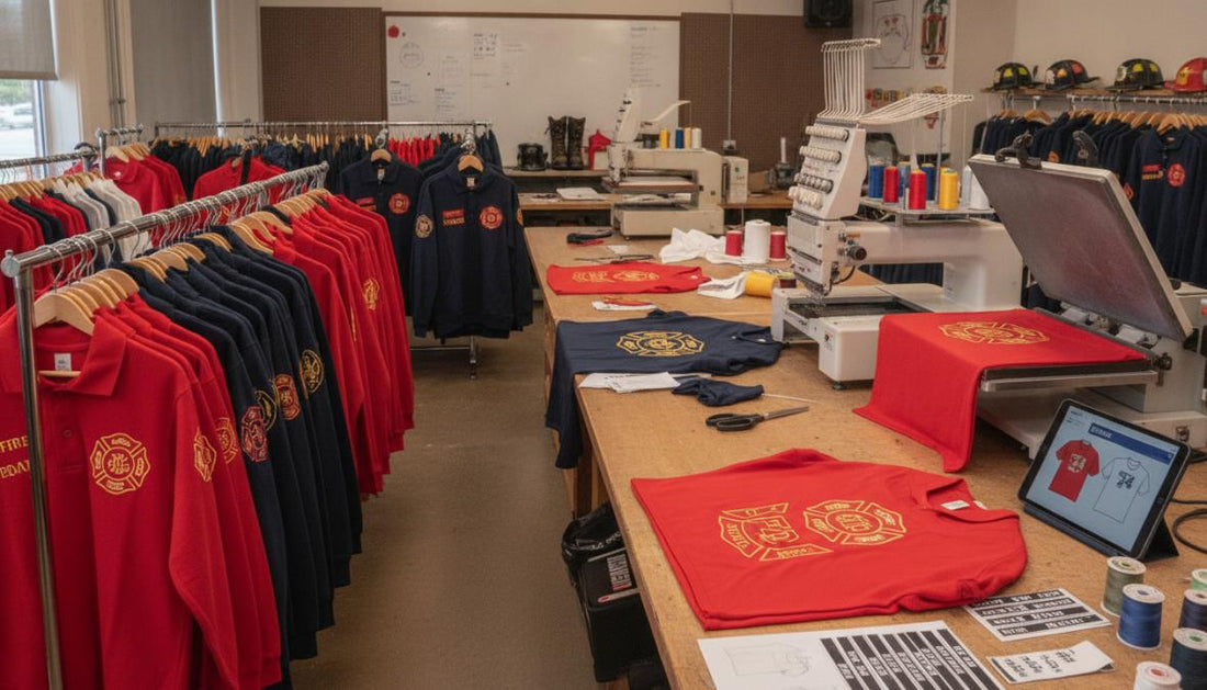 Customizable Fire Department Group Apparel: Complete Guide – Black Helmet