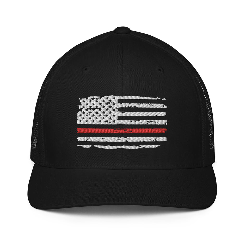 Thin Red Line – Black Helmet